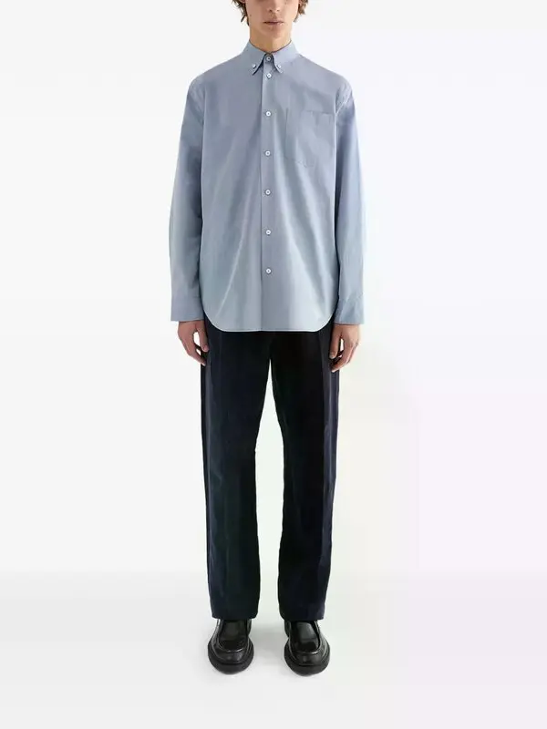 JIL SANDER Button-down Chest-pocket Shirt