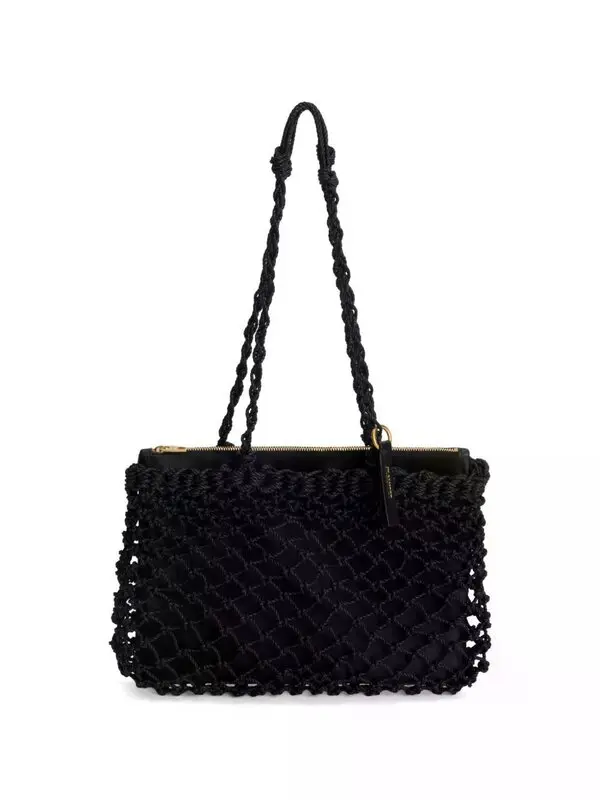 JIL SANDER Crochet Effect Shoulder Bag