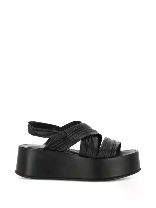 PATRIZIA BONFANTI Daisy Dreamer Platform Sandals - Black