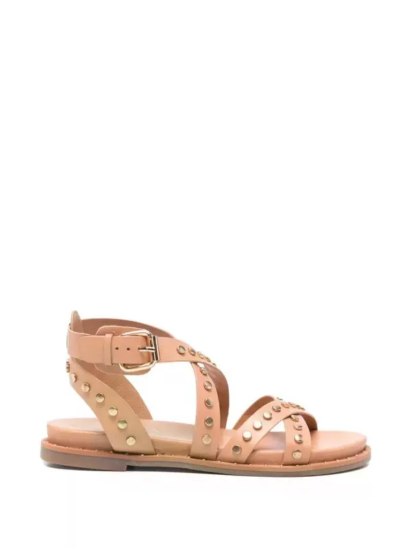 CARMELA Stud-embellished Leather Sandals