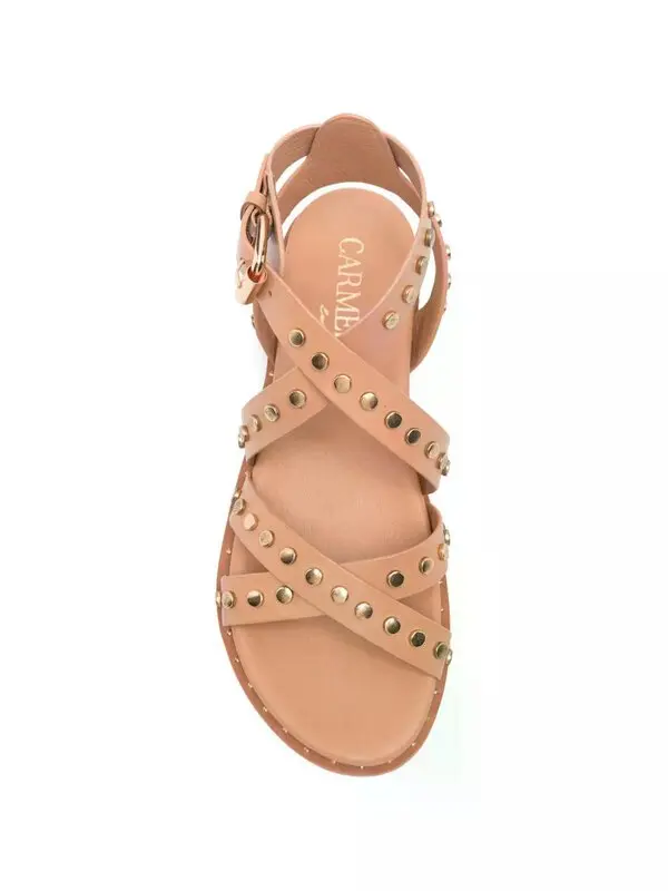 CARMELA Stud-embellished Leather Sandals