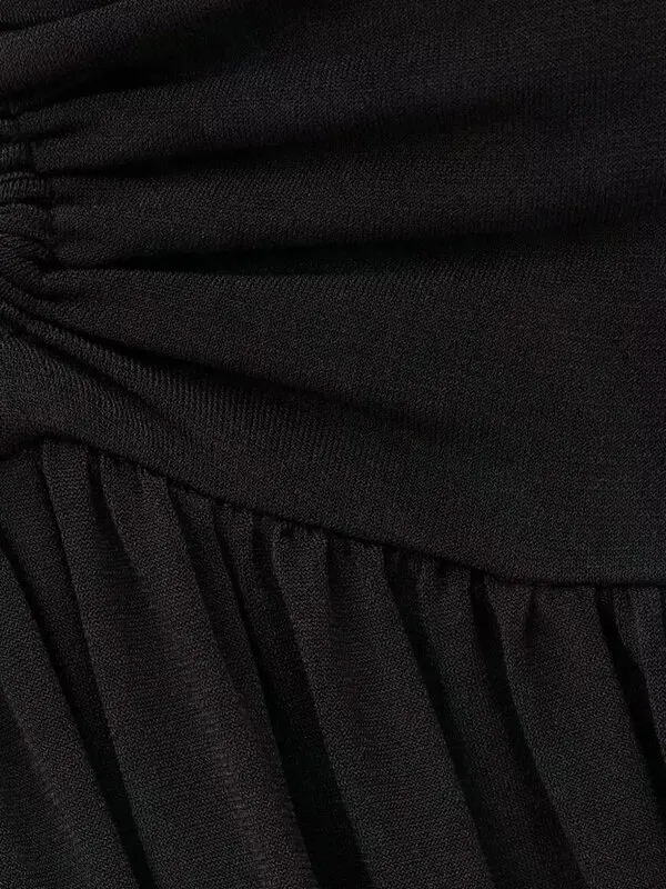 Ba&sh Jema Strapless Gathered Wide Leg Jumpsuit