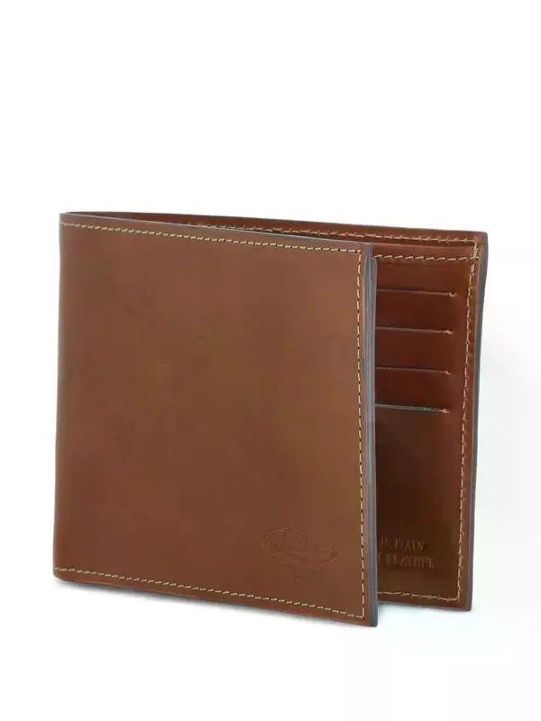 BOLDRINI Contrast-stitch Bifold Wallet