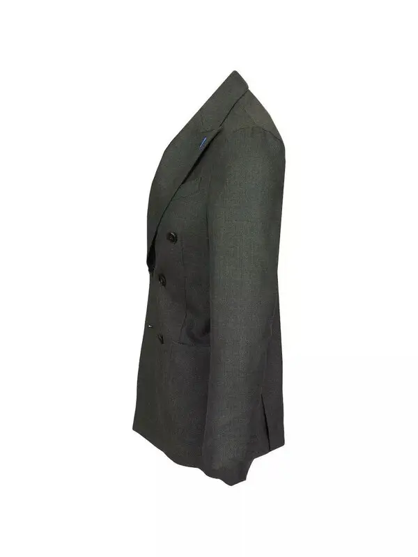 GUARINUCCI Double-breasted Peak-lapel Blazer