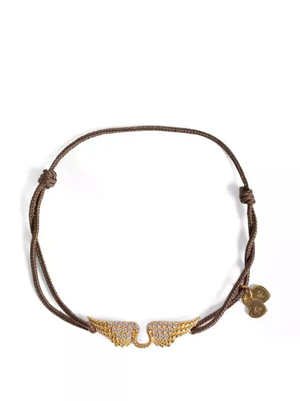 Zadig&Voltaire Wings Crystal-embellished Bracelet - Gold