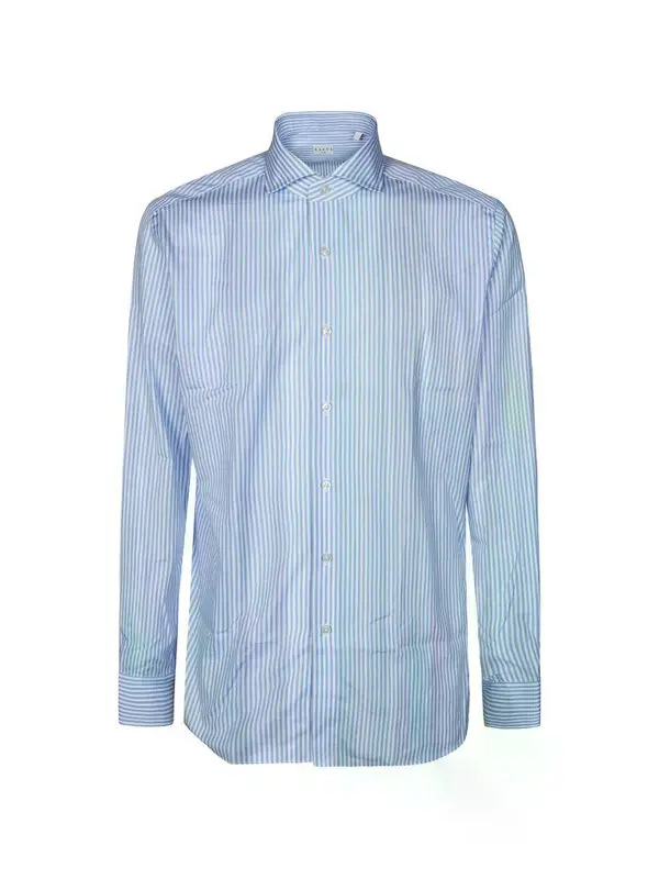 XACUS Striped Shirt - Blue