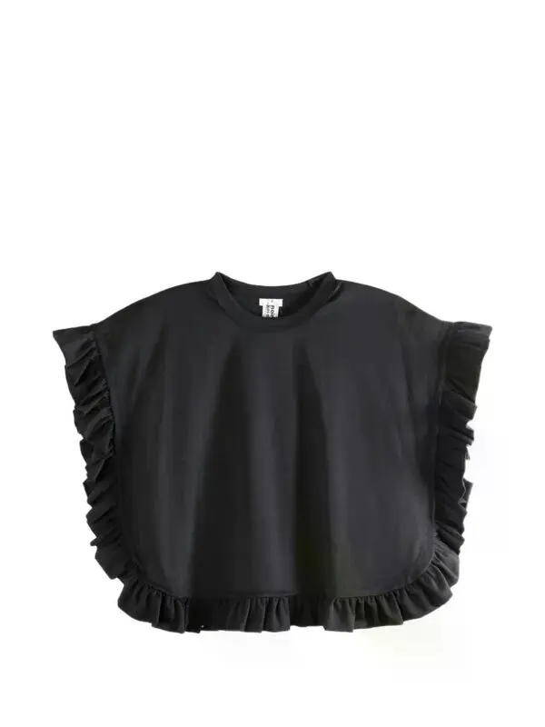 Comme Des Garçons Ruffled Sleeveless T-shirt