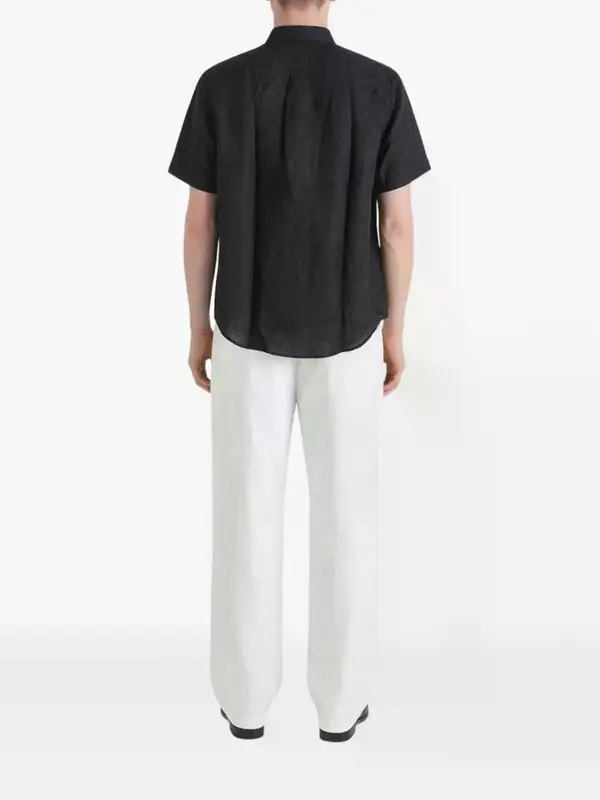 Polo Ralph Lauren Logo-embroidered Button-down Shirt - Black