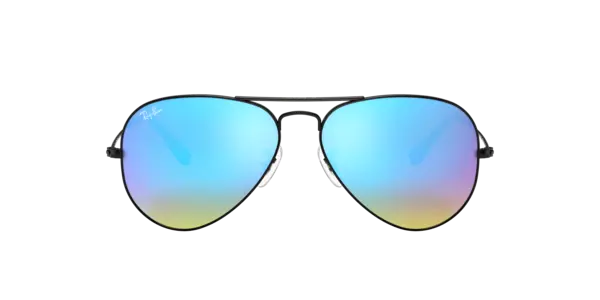 Ray-ban Aviator Sunglasses With Flash Gradient Lenses - Blue Flash