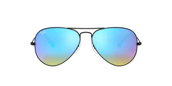 Ray-ban Aviator Sunglasses With Gradient Flash Lenses - Solid Color