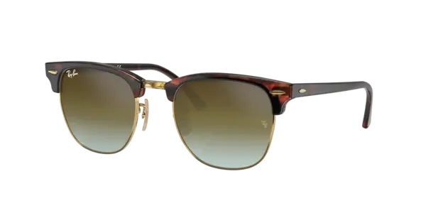 Ray-ban Sunglass Clubmaster Flash Lenses - Green Gradient Flash