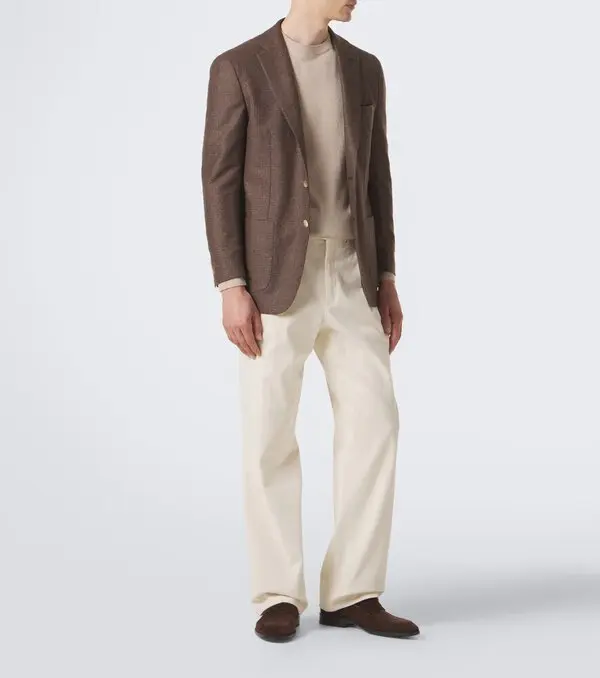 Canali Suede Penny Loafers