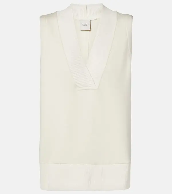 Varley Freida V-neck Ribbed Hem Tank Top