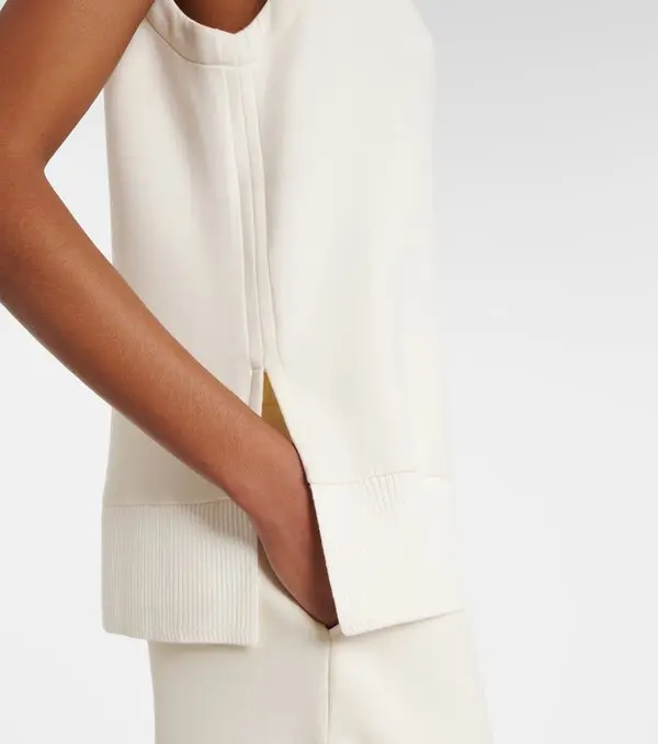 Varley Freida V-neck Ribbed Hem Tank Top