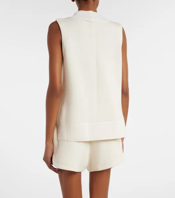 Varley Freida V-neck Ribbed Hem Tank Top