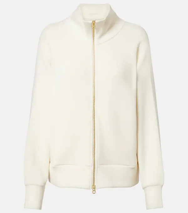 Varley Tyde Zip-up Sweatshirt - White