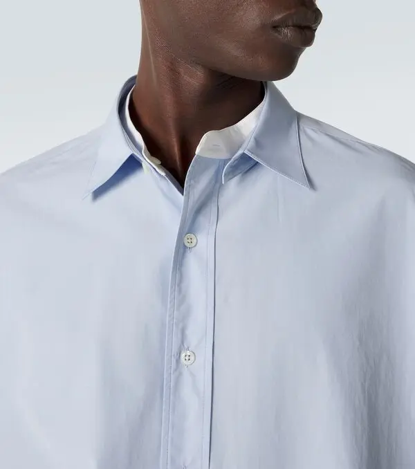 THE ROW Melchior Cotton Poplin Shirt