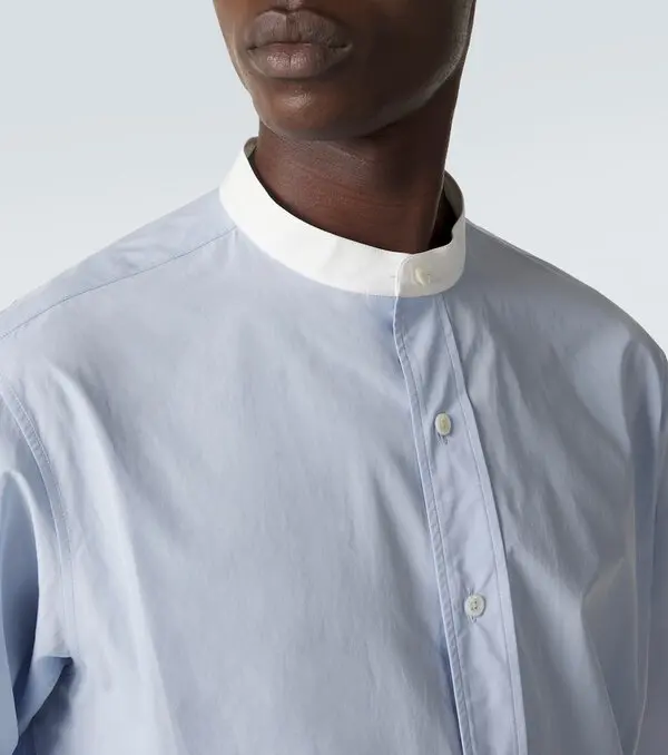 THE ROW Melchior Cotton Poplin Shirt