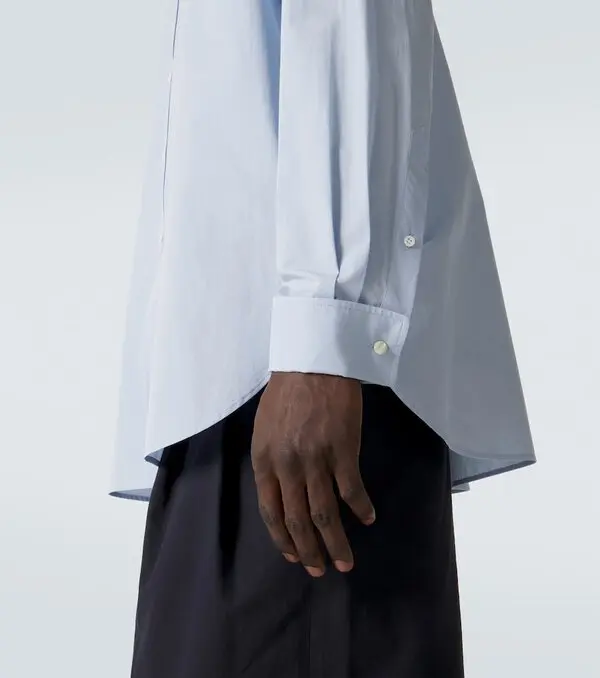 THE ROW Melchior Cotton Poplin Shirt
