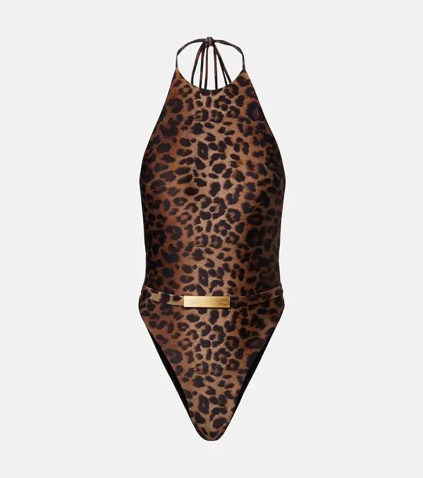 VIX PAULA HERMANNY X Rosie Huntington-whiteley Tammy Renee Swimsuit - Brown