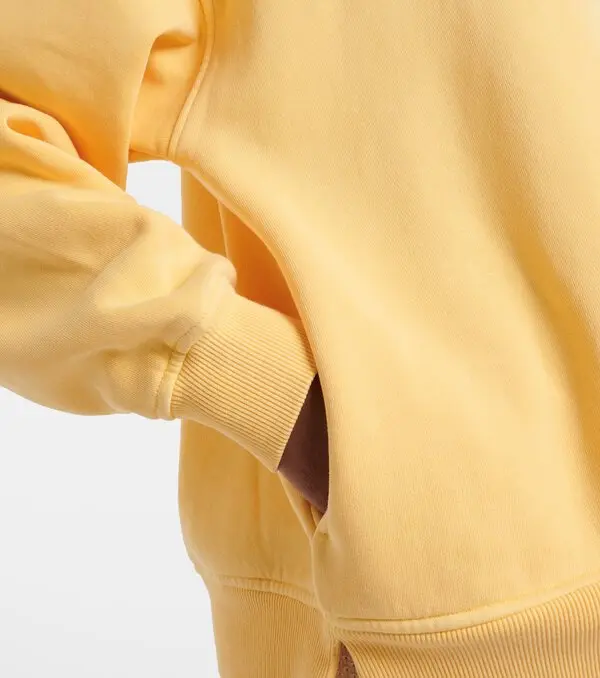 The Upside Paradise Coolum Cotton Jersey Sweatshirt - Yellow