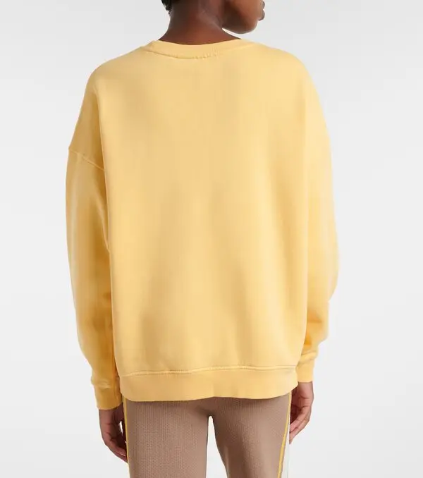 The Upside Paradise Coolum Cotton Jersey Sweatshirt - Yellow