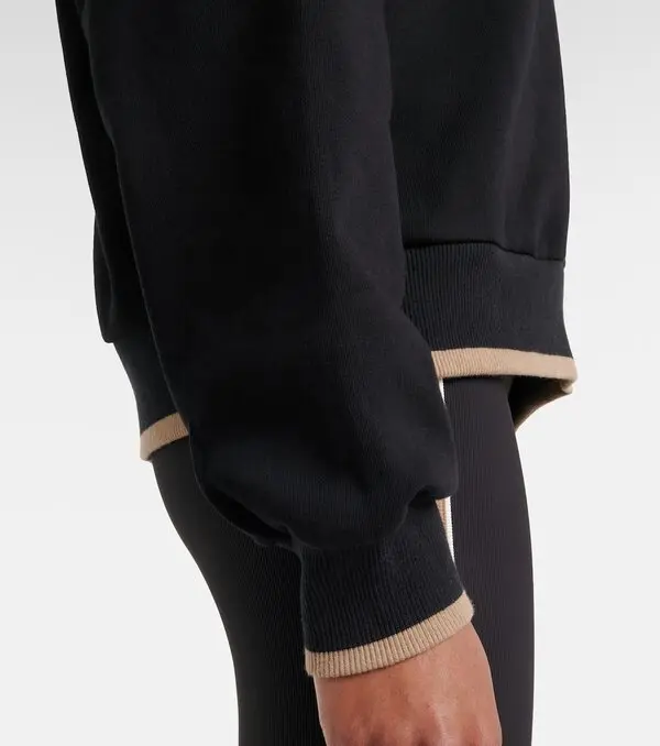 The Upside Collared Cotton Polo Shirt - Black