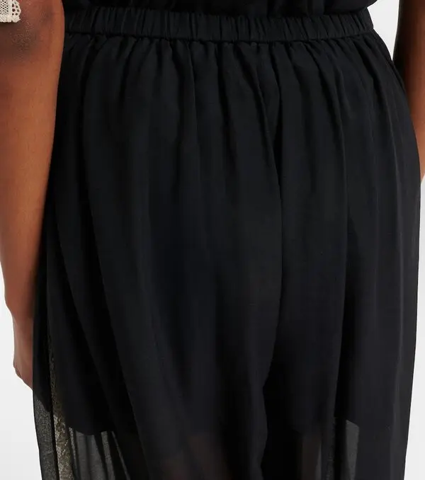 Zimmermann Roselight Cotton And Silk Balloon Pants