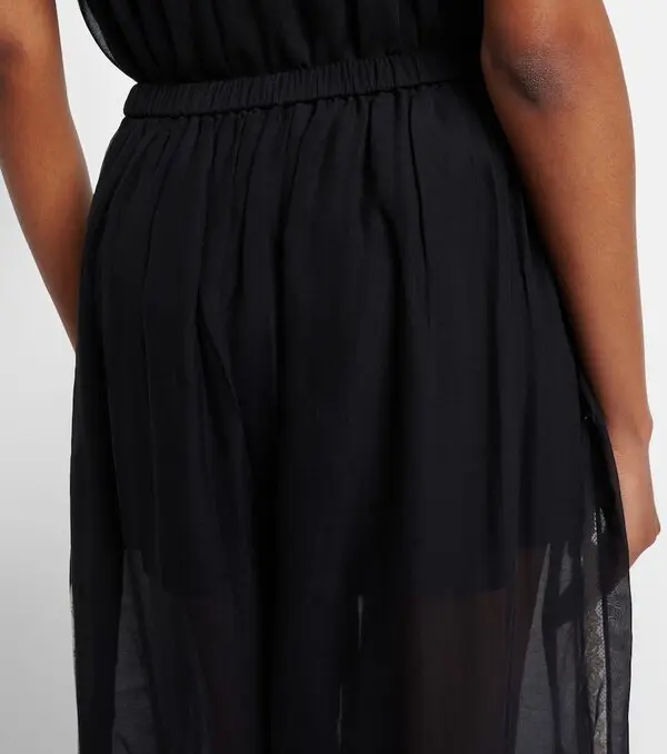 Zimmermann Roselight Cotton And Silk Balloon Pants