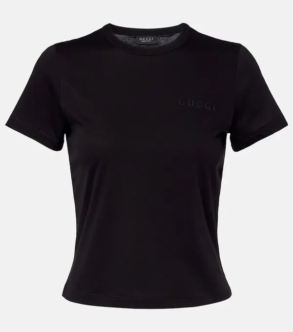 Gucci Cotton Jersey T-shirt - Black