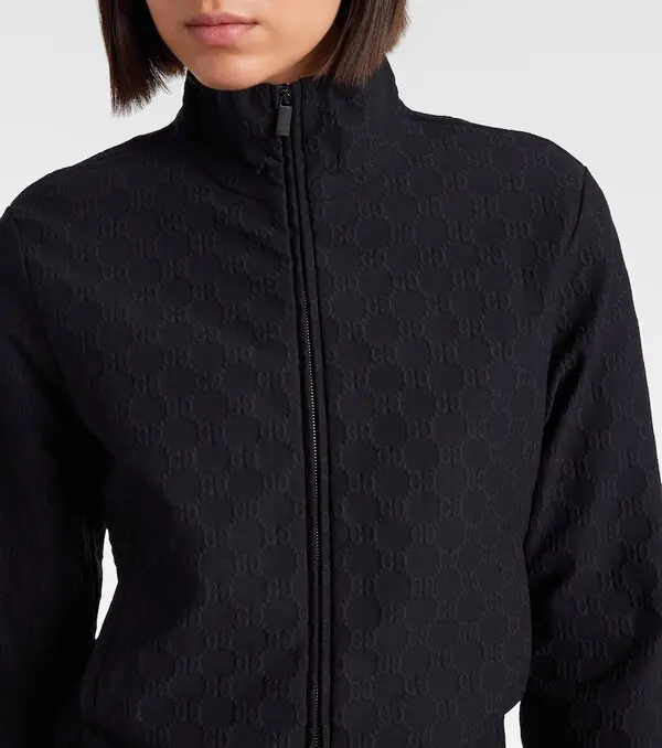 Gucci Gg Jacquard Jersey Track Jacket