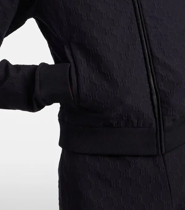 Gucci Gg Jacquard Jersey Track Jacket