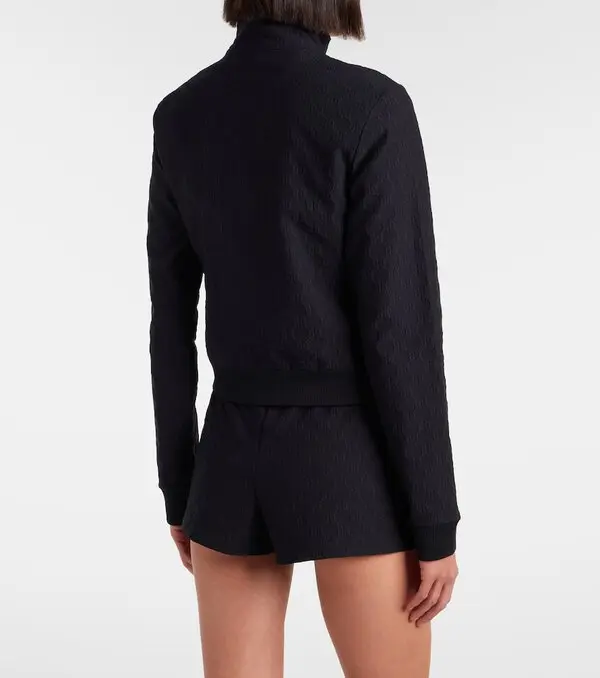 Gucci Gg Jacquard Jersey Track Jacket