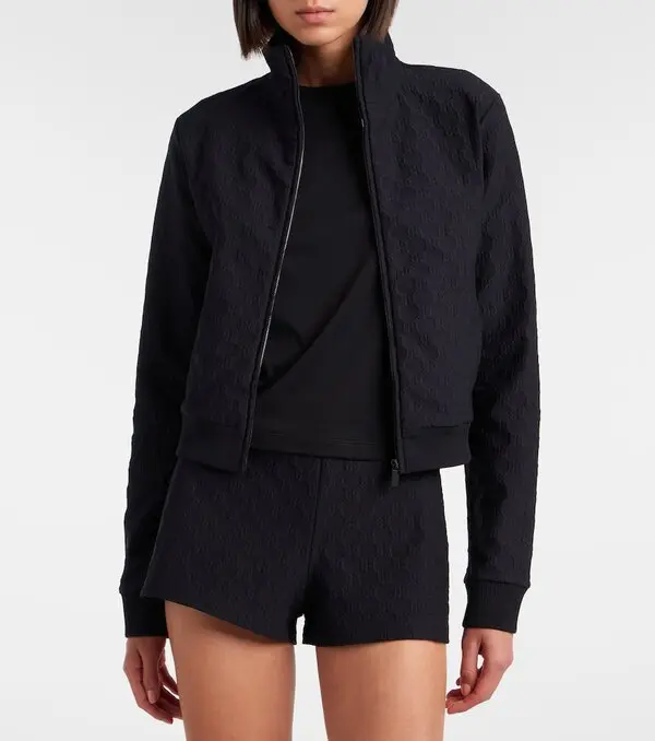 Gucci Gg Jacquard Jersey Shorts - Black