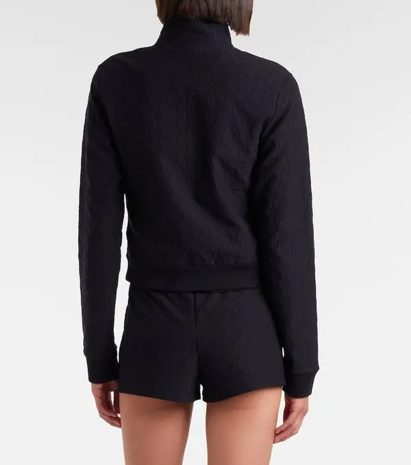 Gucci Gg Jacquard Jersey Shorts - Black