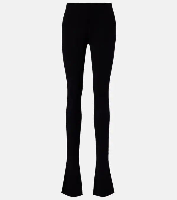 Gucci Crêpe Jersey Slim Pants - Black