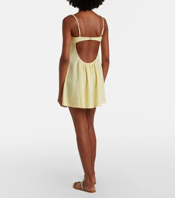 MONTCE Petal Gingham Minidress