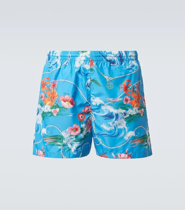 Gucci Floral Swim Trunks