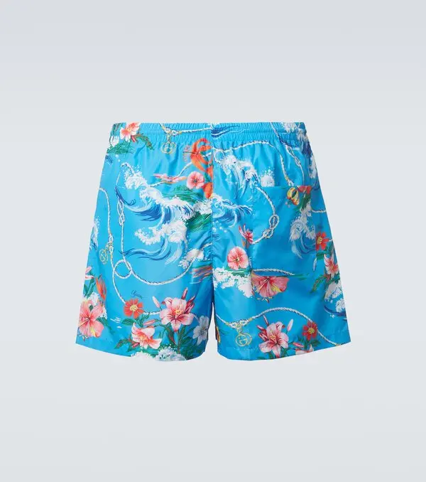 Gucci Floral Swim Trunks