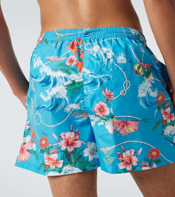 Gucci Floral Swim Trunks