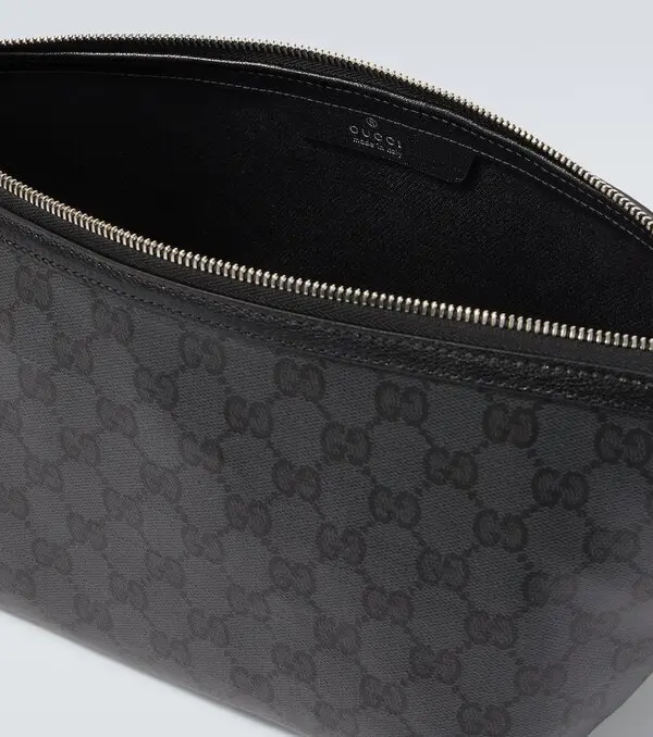 Gucci Essence Classic Gg Canvas Toiletry Bag