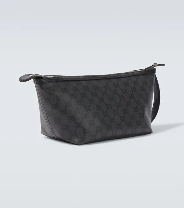 Gucci Essence Classic Gg Canvas Toiletry Bag