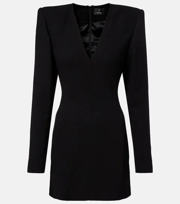Wardrobe.NYC Wool Minidress - Black