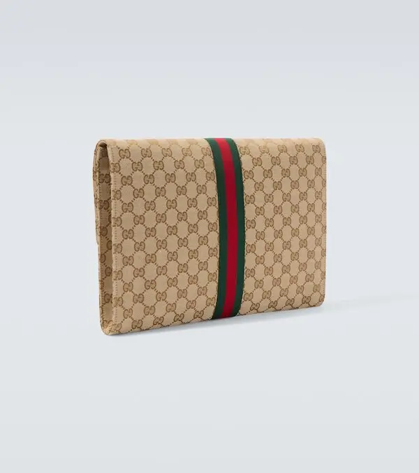 Gucci Gg Canvas Medium Pouch