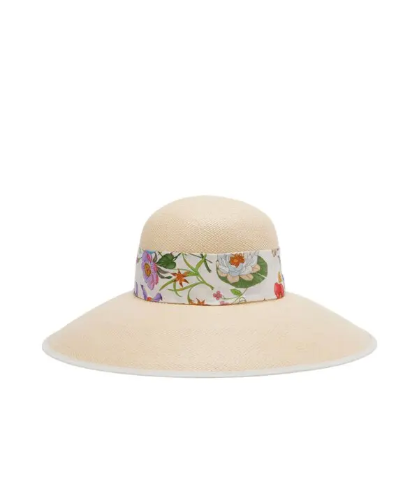 Gucci Wide Brim Sun Hat - Beige
