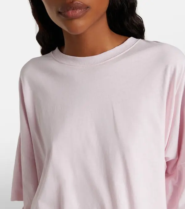 Acne Studios Oversized Cotton-blend Jersey T-shirt - Pink