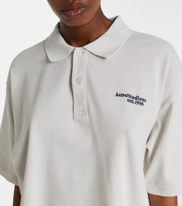 Acne Studios Cotton Polo Shirt - White