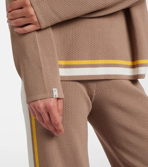 The Upside Veneto Quarter Zip Sweater