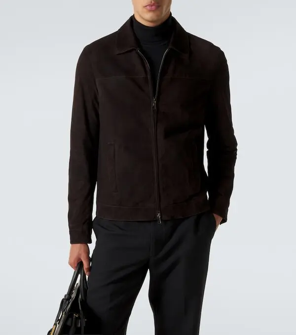 Thom Sweeney Suede Leather Jacket