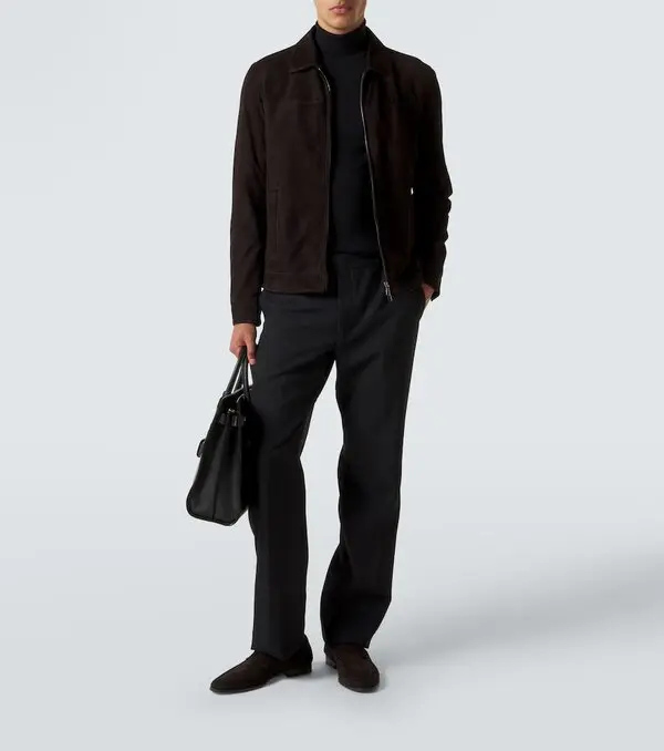 Thom Sweeney Suede Leather Jacket